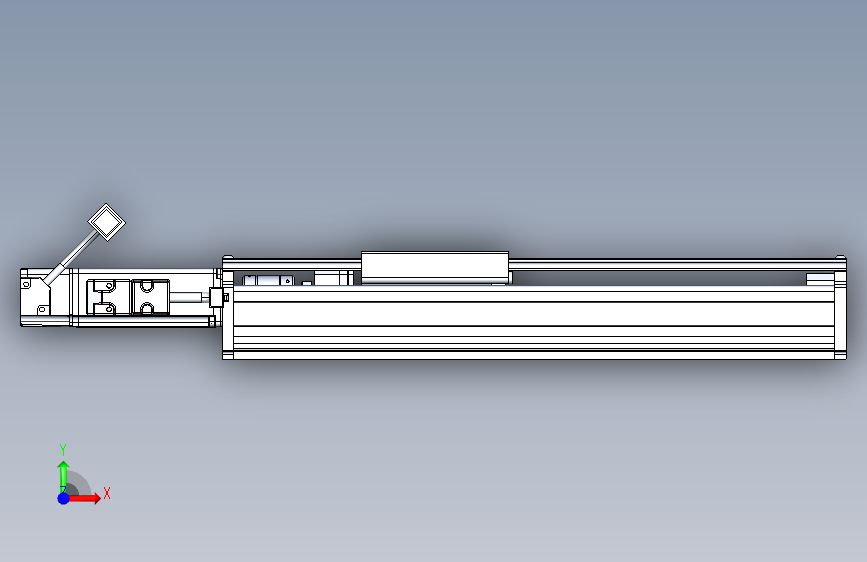 单轴机器人_STEP_模型图纸下载 – 懒石网