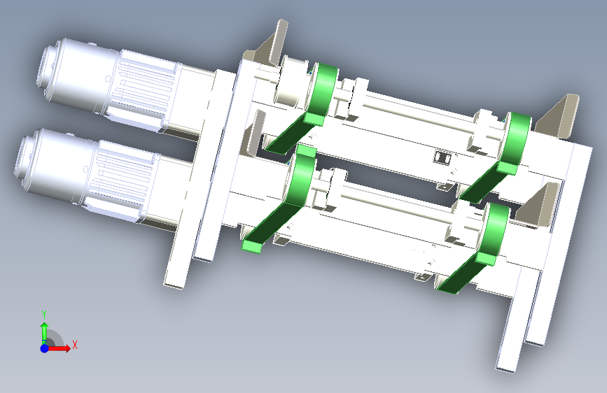 双皮带传输机_Parasolid_模型图纸下载 – 懒石网