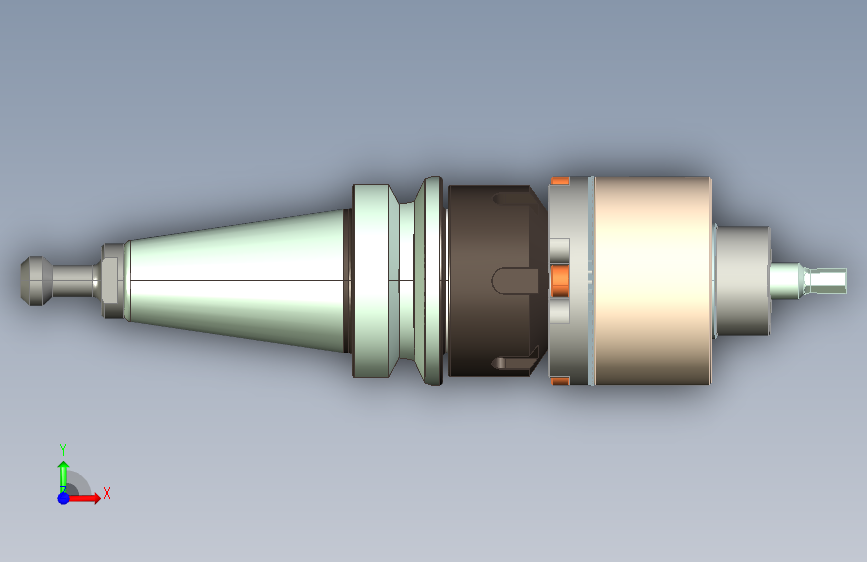 CNC BT30旋转拉刀_Parasolid_模型图纸下载 – 懒石网