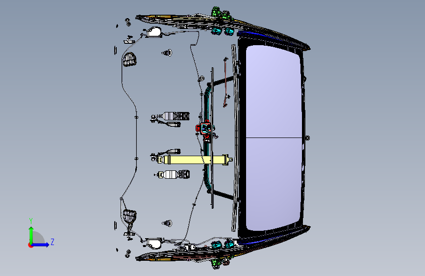 众泰Z100 -车身附件_STEP_模型图纸下载 – 懒石网
