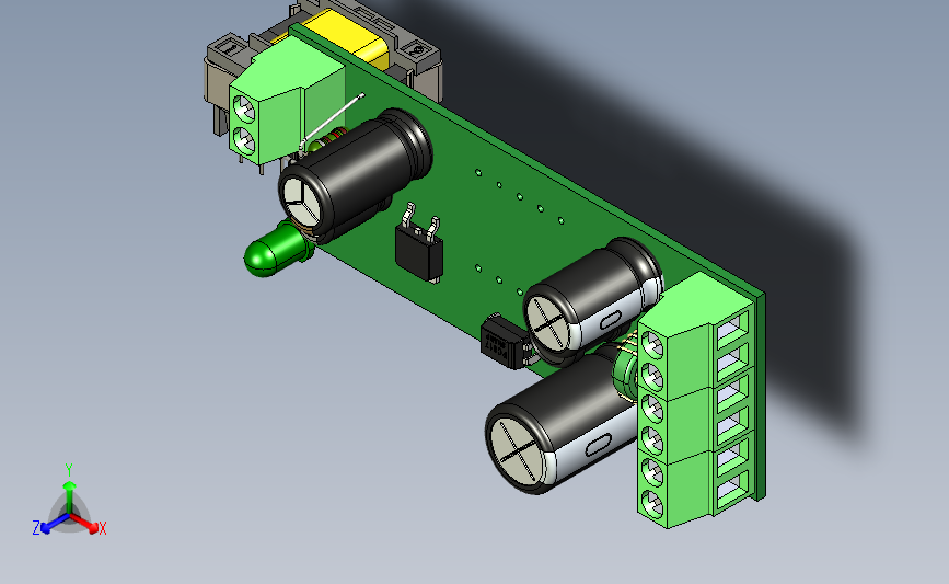 开关电源SPS-12-1A_STEP_模型图纸下载 – 懒石网