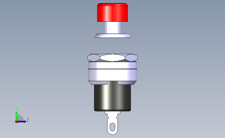 PBS-10B-2按钮开关PBS-10B-2 (3)_UG_模型图纸下载 – 懒石网