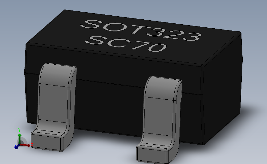 SOT323 (SC70-3) (3)_UG_模型图纸下载 – 懒石网