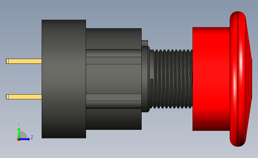 User Library-Emergency Stop Switch-2_IGES_模型图纸下载 – 懒石网