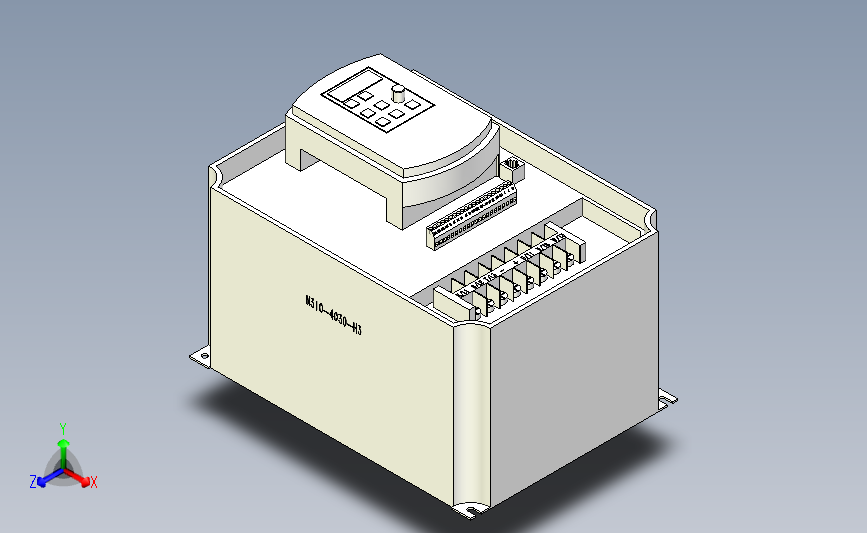 电气标准件____(__)_N310-4030-H3_CATIA_模型图纸下载 – 懒石网