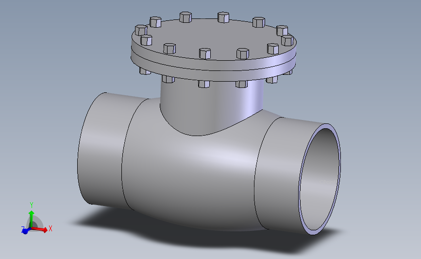 3343阀门swing_check_valve__bw_-_150-2500_UG_模型图纸下载 – 懒石网