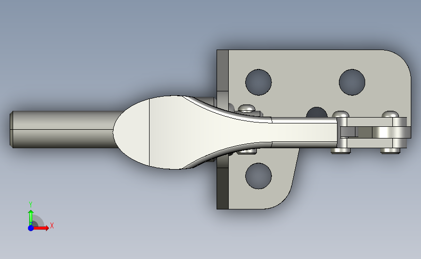 夹钳HS-301a_IGES_模型图纸下载 – 懒石网