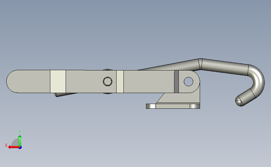 夹钳HS-451_IGES_模型图纸下载 – 懒石网