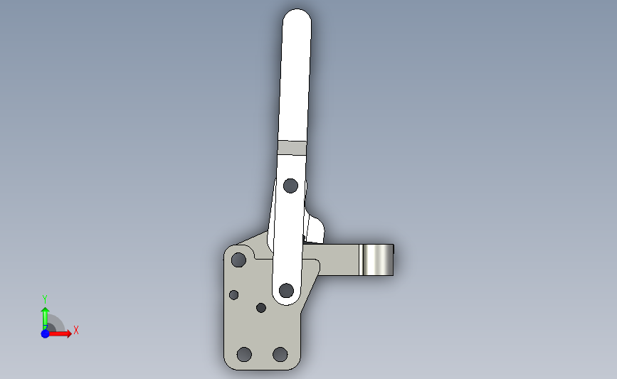 夹钳HS-11501c_IGES_模型图纸下载 – 懒石网