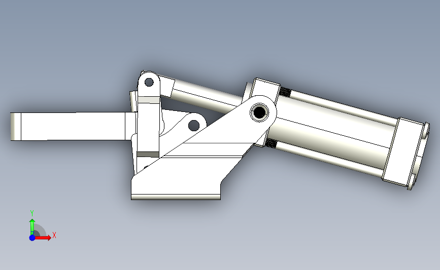夹钳HS-12130A_IGES_模型图纸下载 – 懒石网