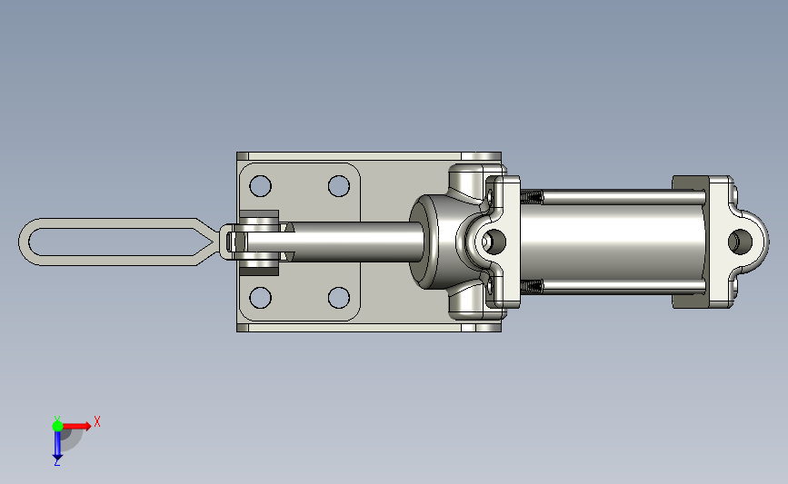 夹钳HS-12265A_IGES_模型图纸下载 – 懒石网