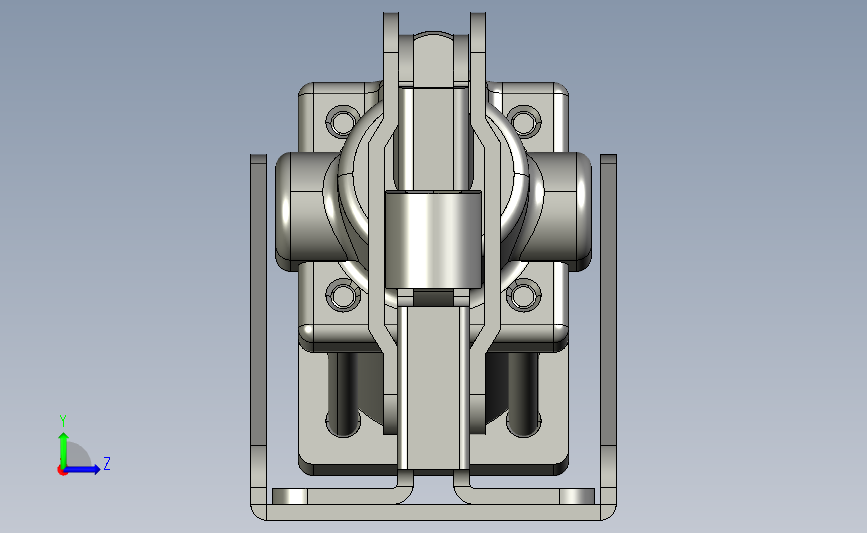 夹钳HS-12265A_IGES_模型图纸下载 – 懒石网