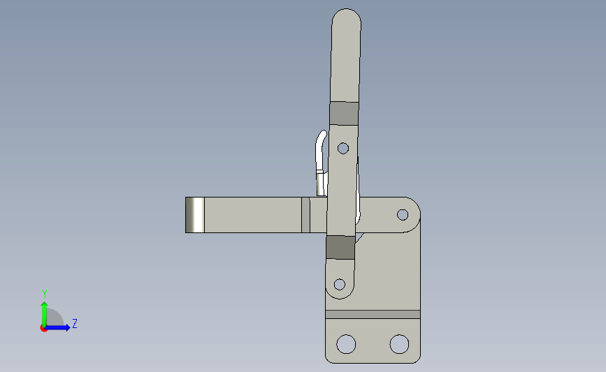 夹钳HS-12421_IGES_模型图纸下载 – 懒石网