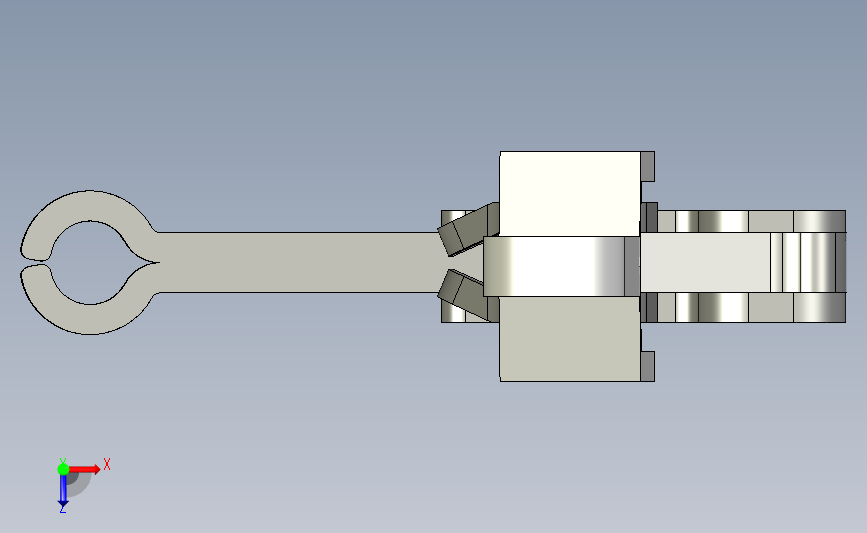 夹钳HS-12501c_IGES_模型图纸下载 – 懒石网