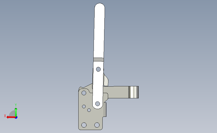夹钳HS-12501c_IGES_模型图纸下载 – 懒石网