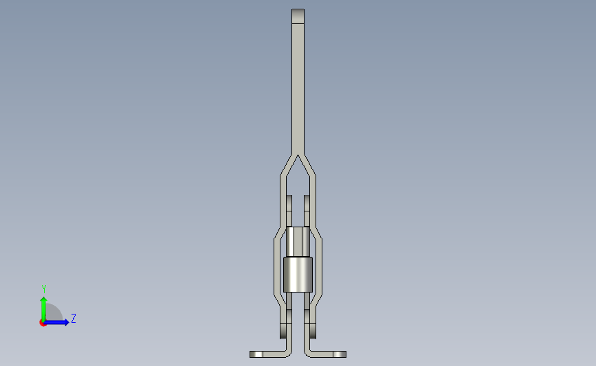 夹钳HS-13002b_IGES_模型图纸下载 – 懒石网
