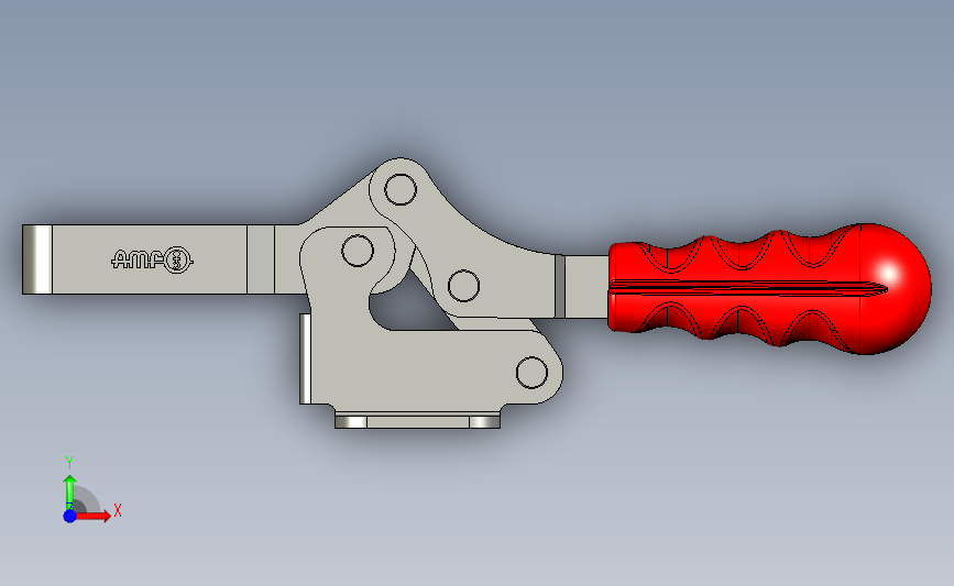夹钳HS-22502b_IGES_模型图纸下载 – 懒石网