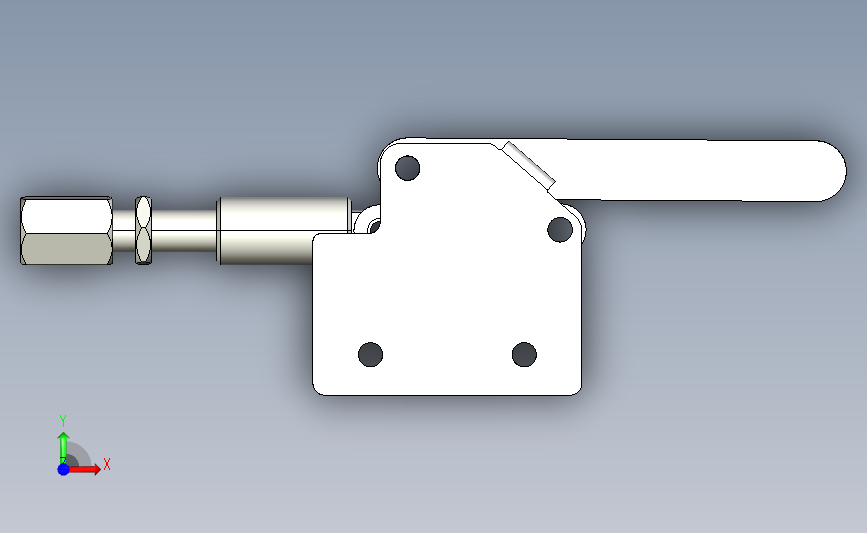 夹钳HS-30282_IGES_模型图纸下载 – 懒石网