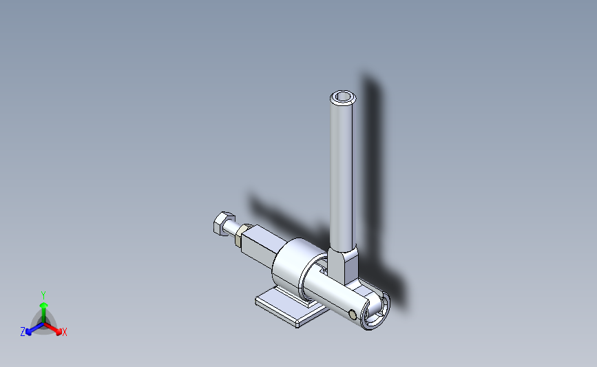 夹钳HS-30509m_IGES_模型图纸下载 – 懒石网