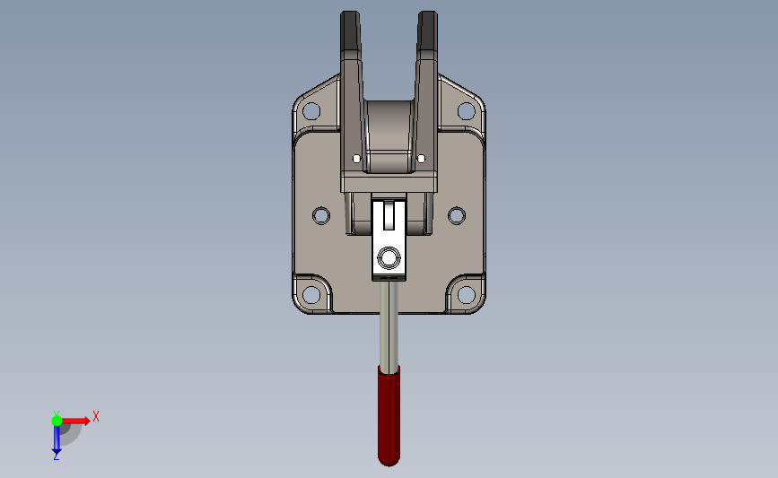 夹钳HS-30600pr_IGES_模型图纸下载 – 懒石网