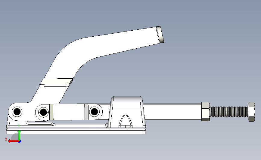 夹钳HS-30608M_IGES_模型图纸下载 – 懒石网
