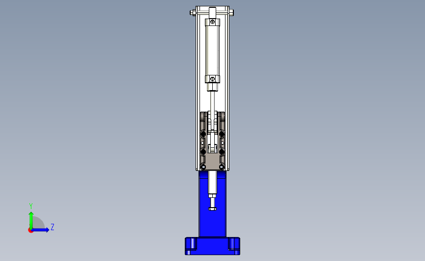 夹钳HS-31200PRA_IGES_模型图纸下载 – 懒石网