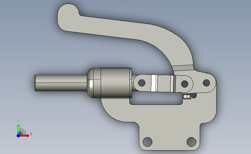 夹钳HS-36012_IGES_模型图纸下载 – 懒石网