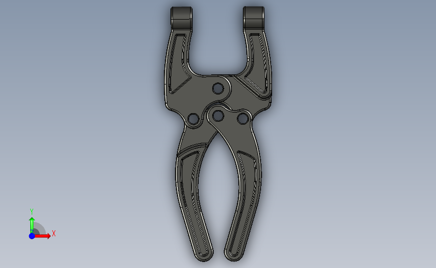 夹钳HS-50350_IGES_模型图纸下载 – 懒石网
