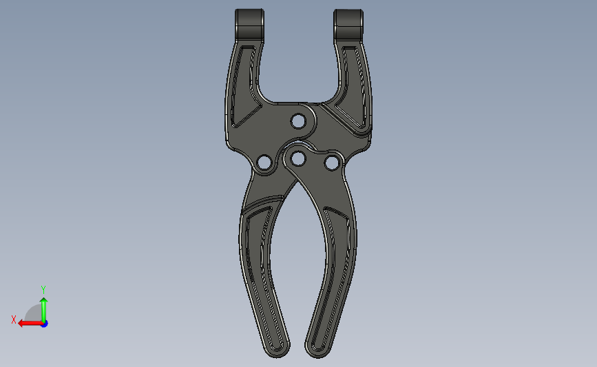 夹钳HS-50350_IGES_模型图纸下载 – 懒石网