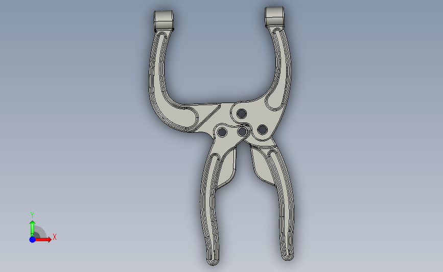 夹钳HS-50450_IGES_模型图纸下载 – 懒石网