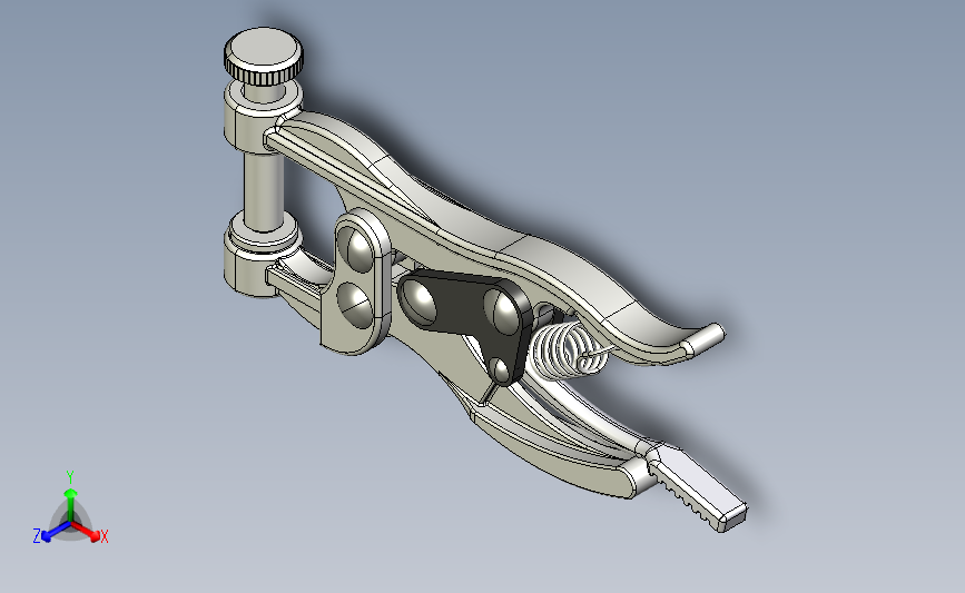 夹钳HS-51000_IGES_模型图纸下载 – 懒石网