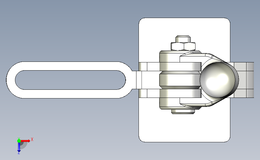 夹钳HS-70300B_IGES_模型图纸下载 – 懒石网