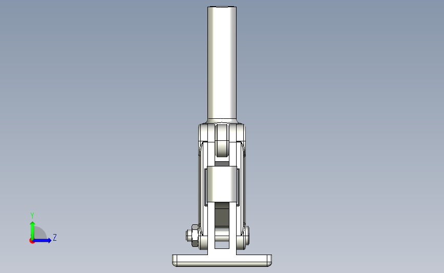 夹钳HS-70300B_IGES_模型图纸下载 – 懒石网