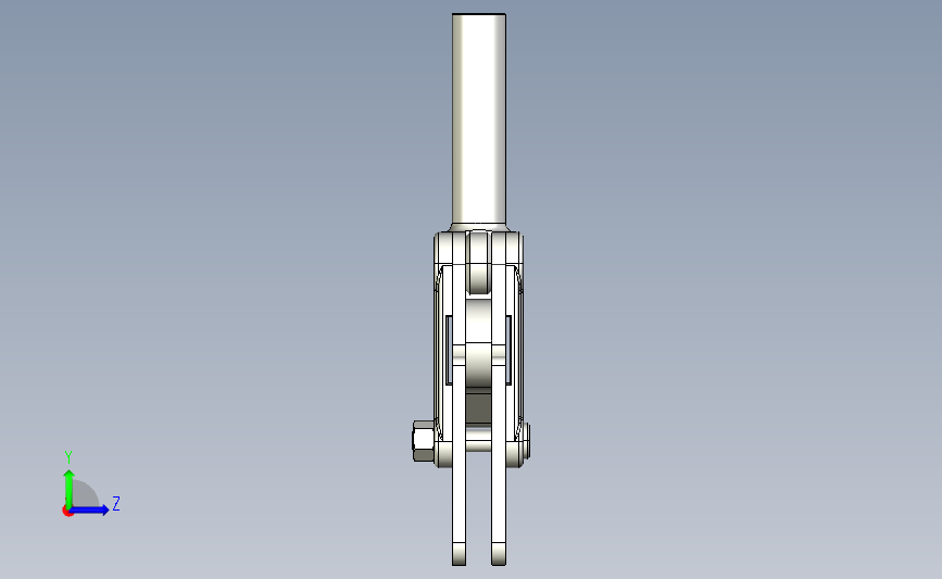 夹钳HS-70300T_IGES_模型图纸下载 – 懒石网