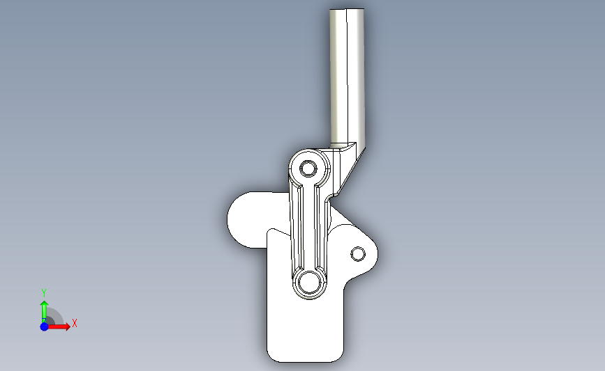 夹钳HS-70300T_IGES_模型图纸下载 – 懒石网