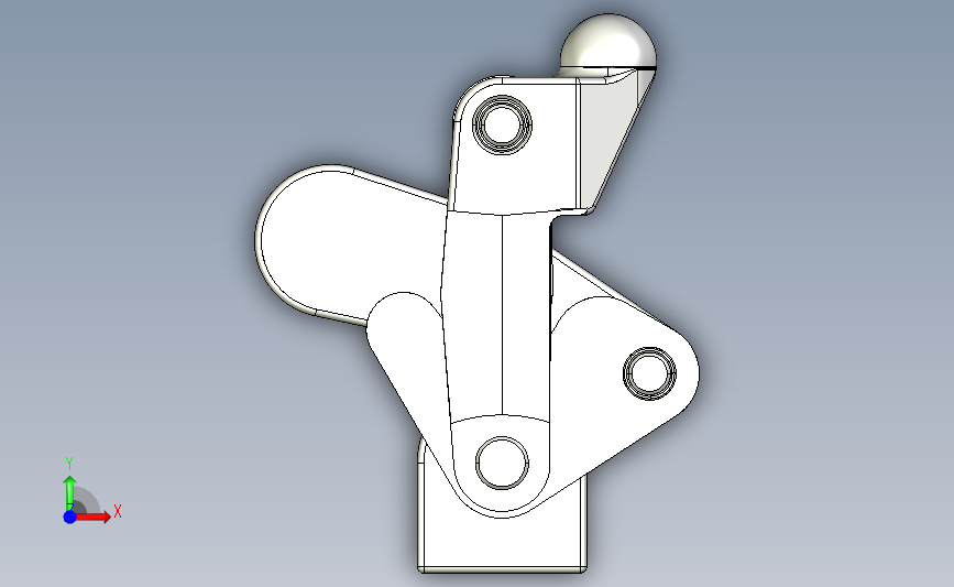夹钳HS-70610_IGES_模型图纸下载 – 懒石网