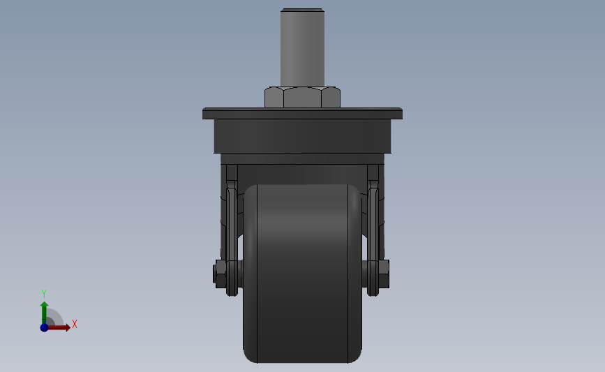 B09-03-075-102B低重心轮[B09-03-065-102B]脚轮_SOLIDWORKS 2018_模型图纸下载 – 懒石网