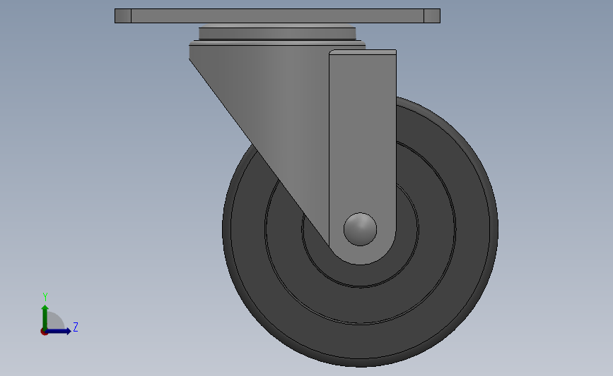 Z07-01-040-375B轻型轮[Z07-01-050-375B]脚轮_SOLIDWORKS 2018_模型图纸下载 – 懒石网