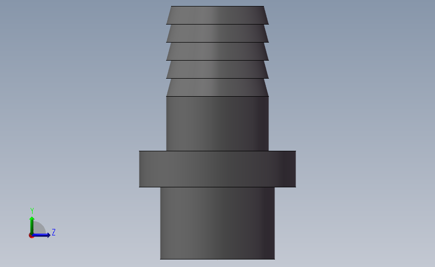 DN15-宝塔接头PVC_SOLIDWORKS 2017_模型图纸下载 – 懒石网