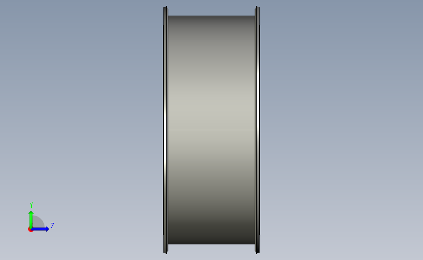 taa14m-40-600-h40同步带轮-14M型.stp_STEP_模型图纸下载 – 懒石网