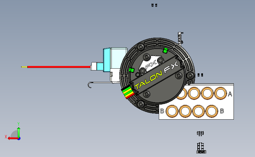 FRC 2046 - Bear Metal比赛机器人车_STEP_模型图纸下载 – 懒石网