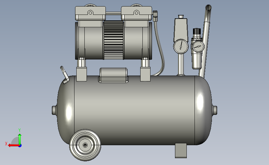 空气压缩机_STEP_模型图纸下载 – 懒石网