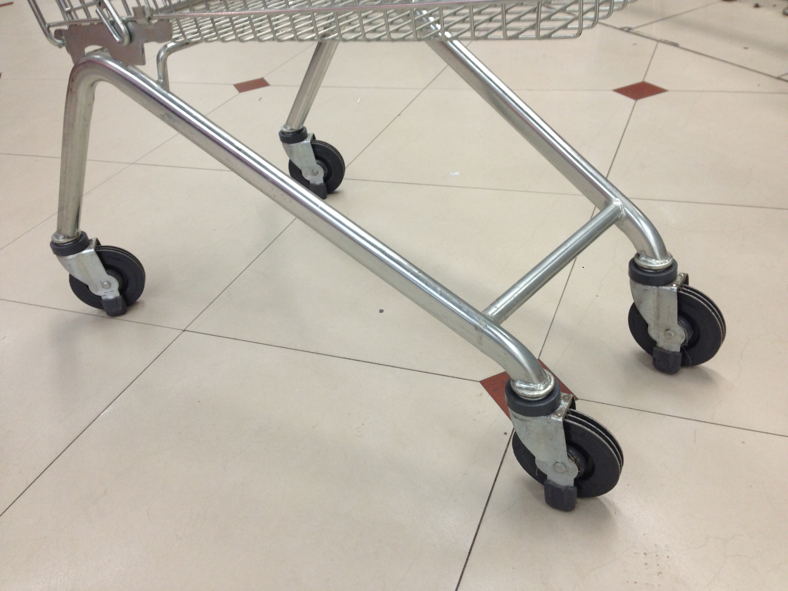 超市手推车_SOLIDWORKS 2012_模型图纸下载 – 懒石网