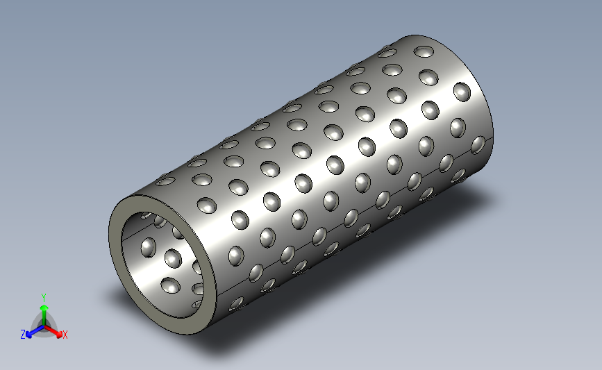 brda-d10-l35滚珠衬套-珠径2.0至3.0.stp_STEP_模型图纸下载 – 懒石网