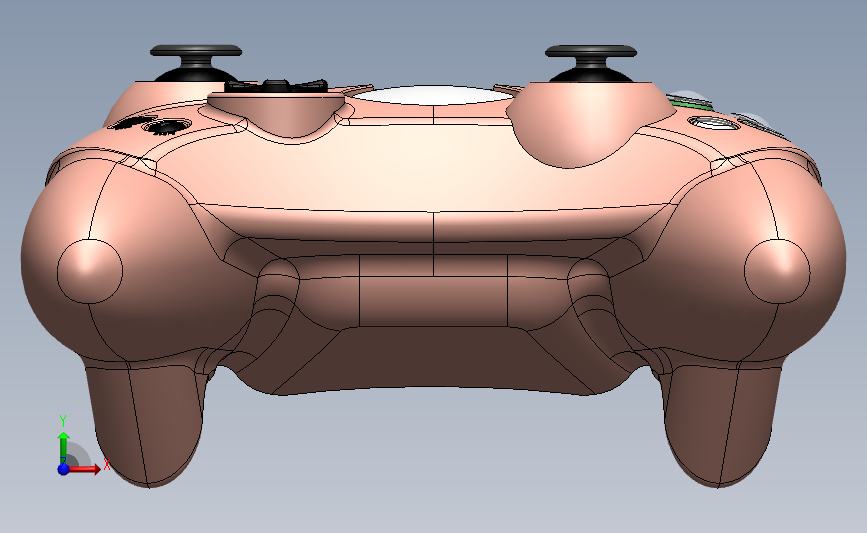 Xbox控制器_SOLIDWORKS 2019_模型图纸下载 – 懒石网