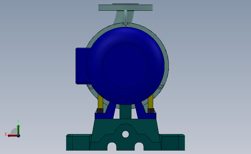 WRY系列 热油泵-1[WRY50-32-150]_SOLIDWORKS 2018_模型图纸下载 – 懒石网