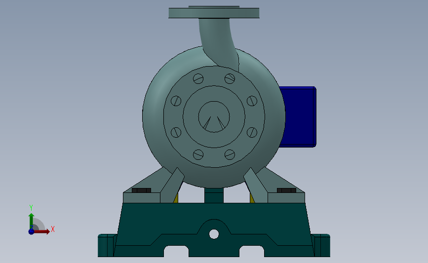 WRY系列 热油泵-1[WRY50-50-170]_SOLIDWORKS 2018_模型图纸下载 – 懒石网