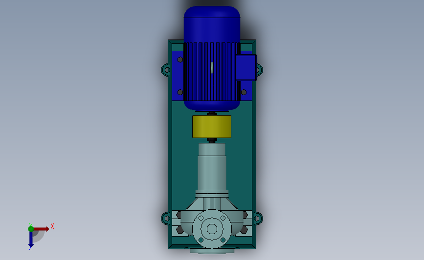 WRY系列 热油泵-1[WRY50-50-170]_SOLIDWORKS 2018_模型图纸下载 – 懒石网