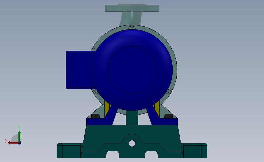 WRY系列 热油泵-1[WRY65-40-160]_SOLIDWORKS 2018_模型图纸下载 – 懒石网