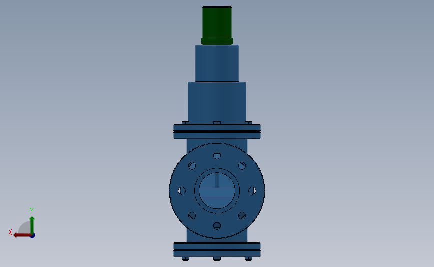 Y42X减压阀[Y42X减压阀]通径65_SOLIDWORKS 2018_模型图纸下载 – 懒石网